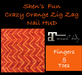 Second Life Marketplace - Shen's Fun Crazy Orange Zig Zag HUD Maitreya ONLY